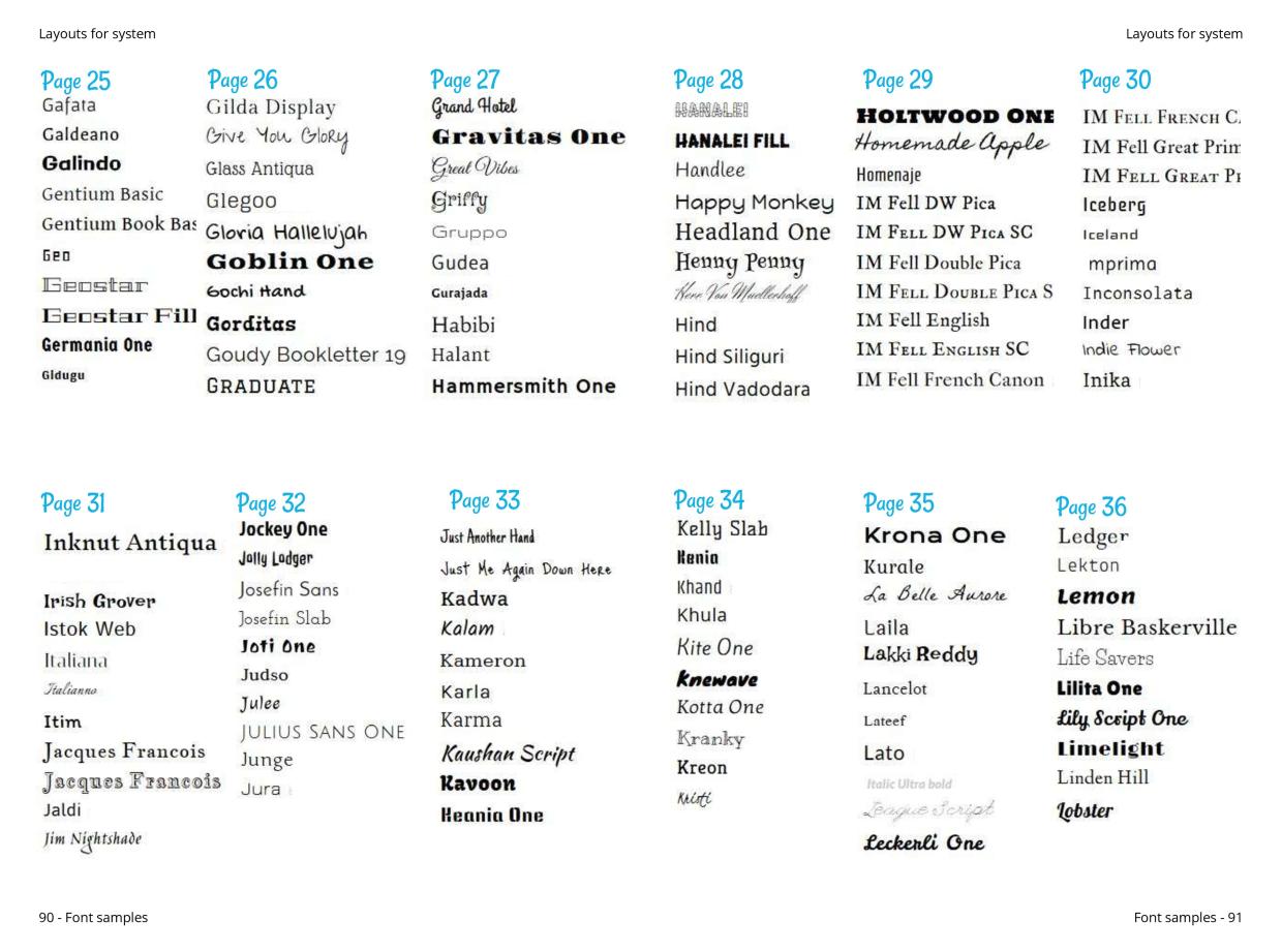 Font-options – Leavers Yearbooks from £9.99